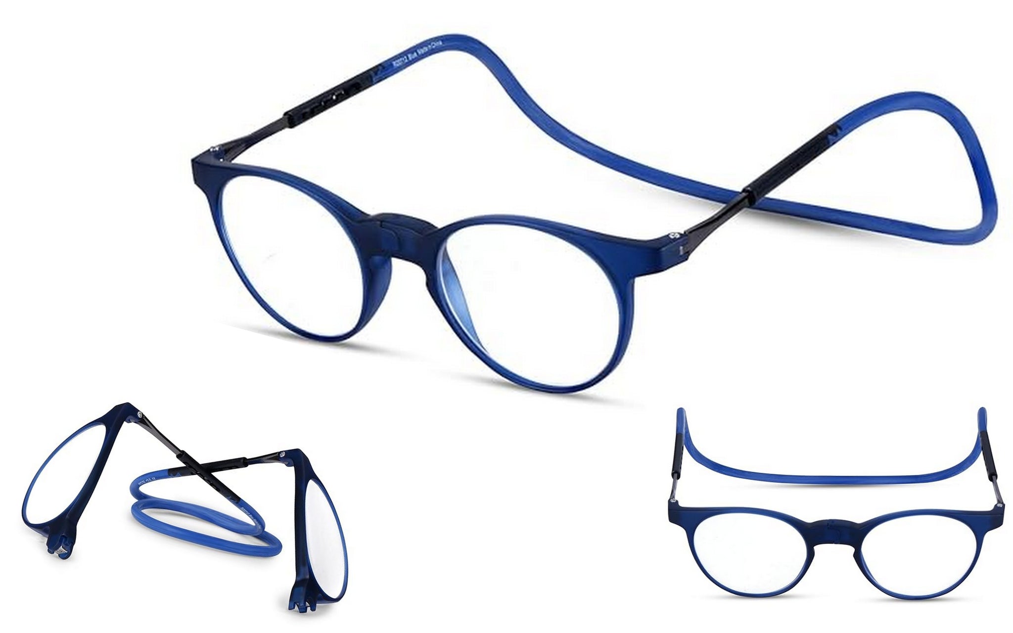 Round Magnetic Easyflex Reading Spectacle Glasses Suitable For Near Vi