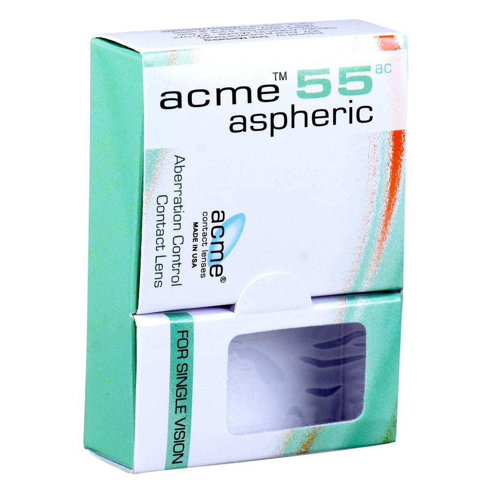 Acme 55 Aspheric Monthly Contact Lenses - 4pcs in Pack